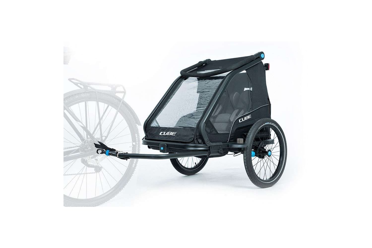 Cube Kinder Fahrradanhänger Double CMPT 2026 günstig kaufen | Fahrrad XXL