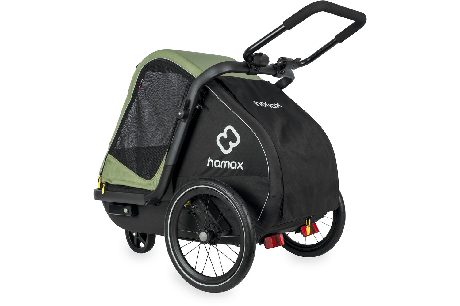Hamax Pluto M Hundeanhänger mit Deichsel und Buggyrad 2025 -14% ...