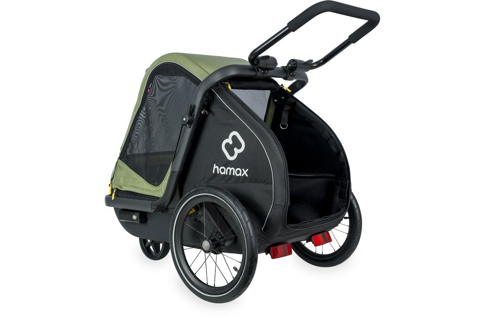 Hamax Pluto M Hundeanhänger mit Deichsel und Buggyrad 2025 -14% ...