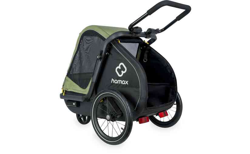 Hamax Pluto M Hundeanhänger mit Deichsel und Buggyrad 2025 -14% ...