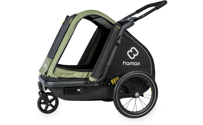 Hamax Pluto M Hundeanhänger mit Deichsel und Buggyrad 2025 -14% ...